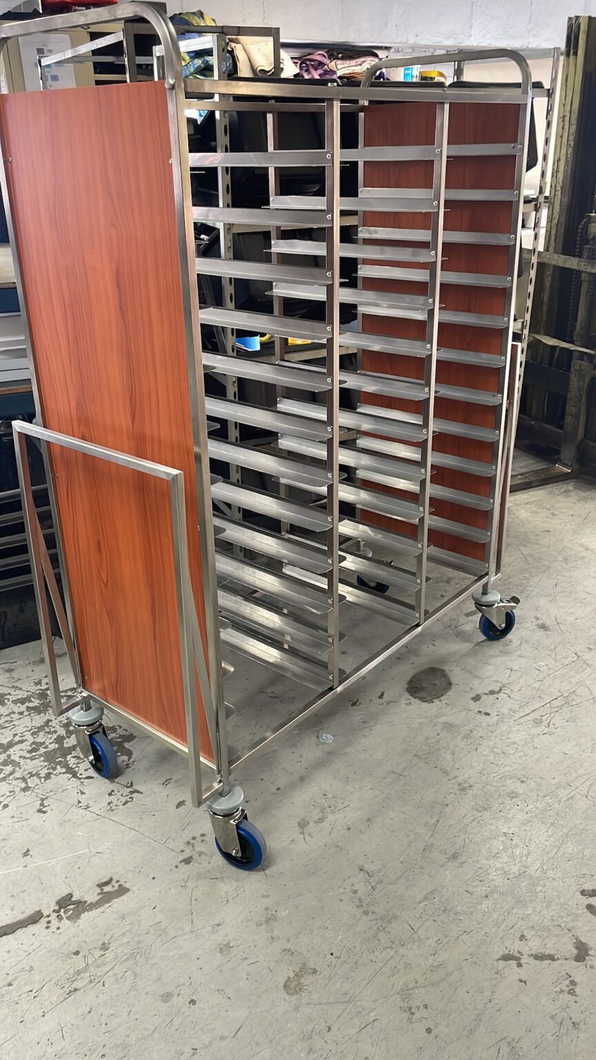 Professional Custom Made Stainless Steel Trolleys Production
